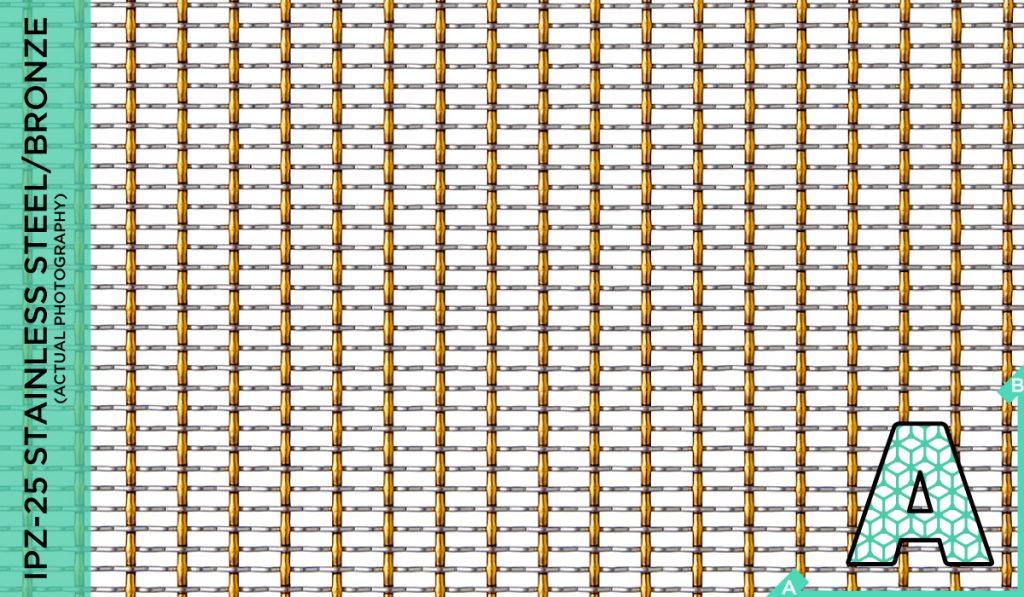 IPZ-25 Woven Wire Mesh | Amron Architectural