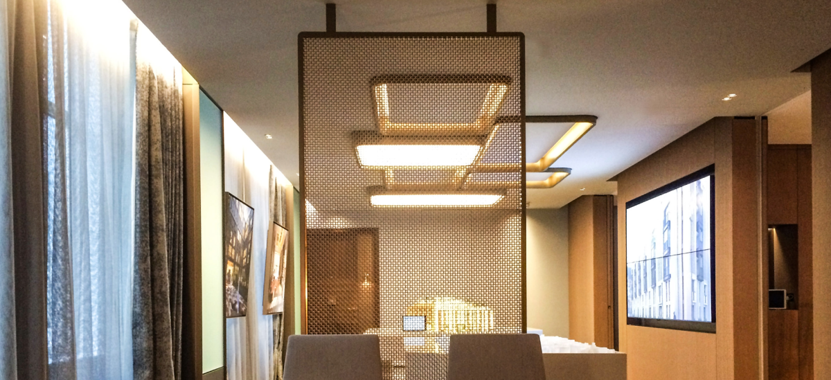 Metal Room Dividers and Partitions for Interiors