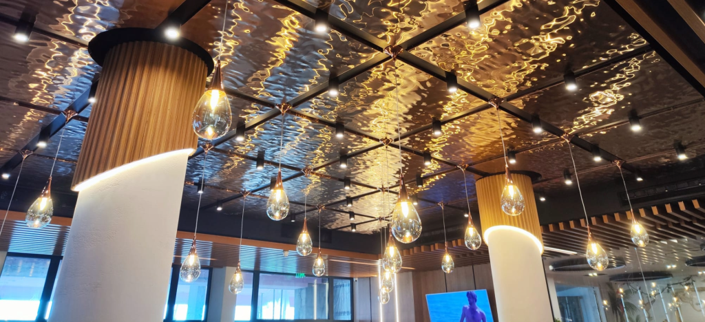 Water Ripple Ceiling Systems | Amron Architectural