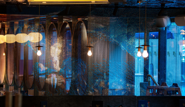 Kriskadecor | Metal Chain Curtains | Amron Architectural